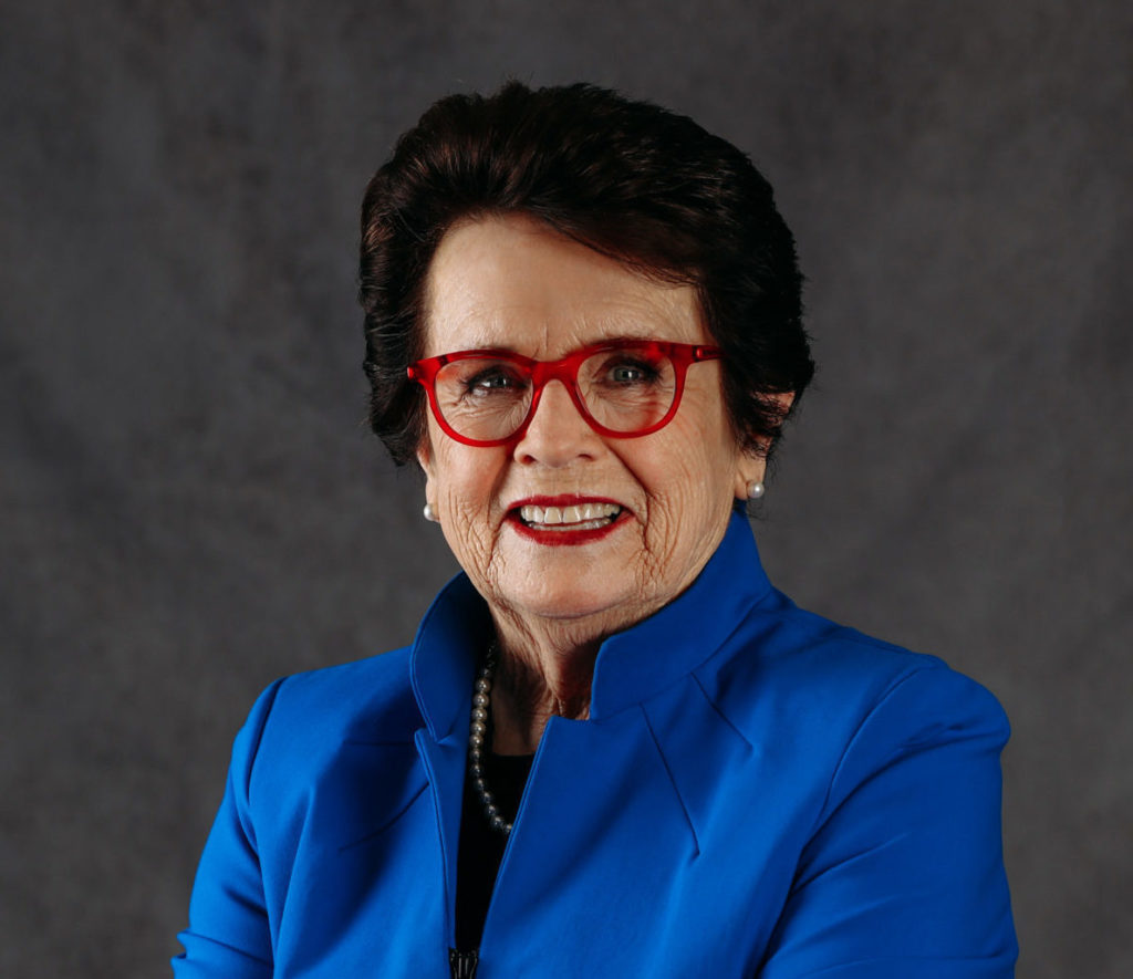 Billie Jean King portrait - Women's Sports Foundation